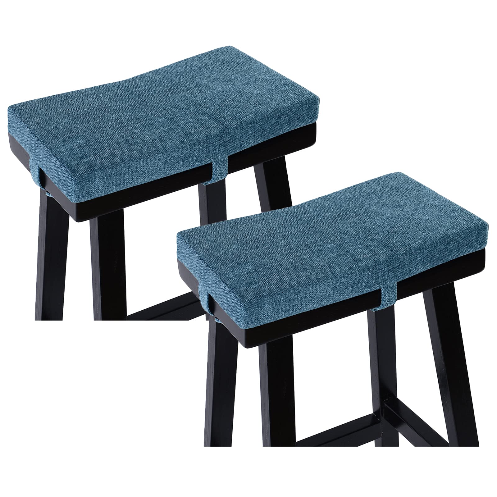 Amazon.com: baibu Set of 2 Rectangle Bench Stool Cushion, Non-Slip ...