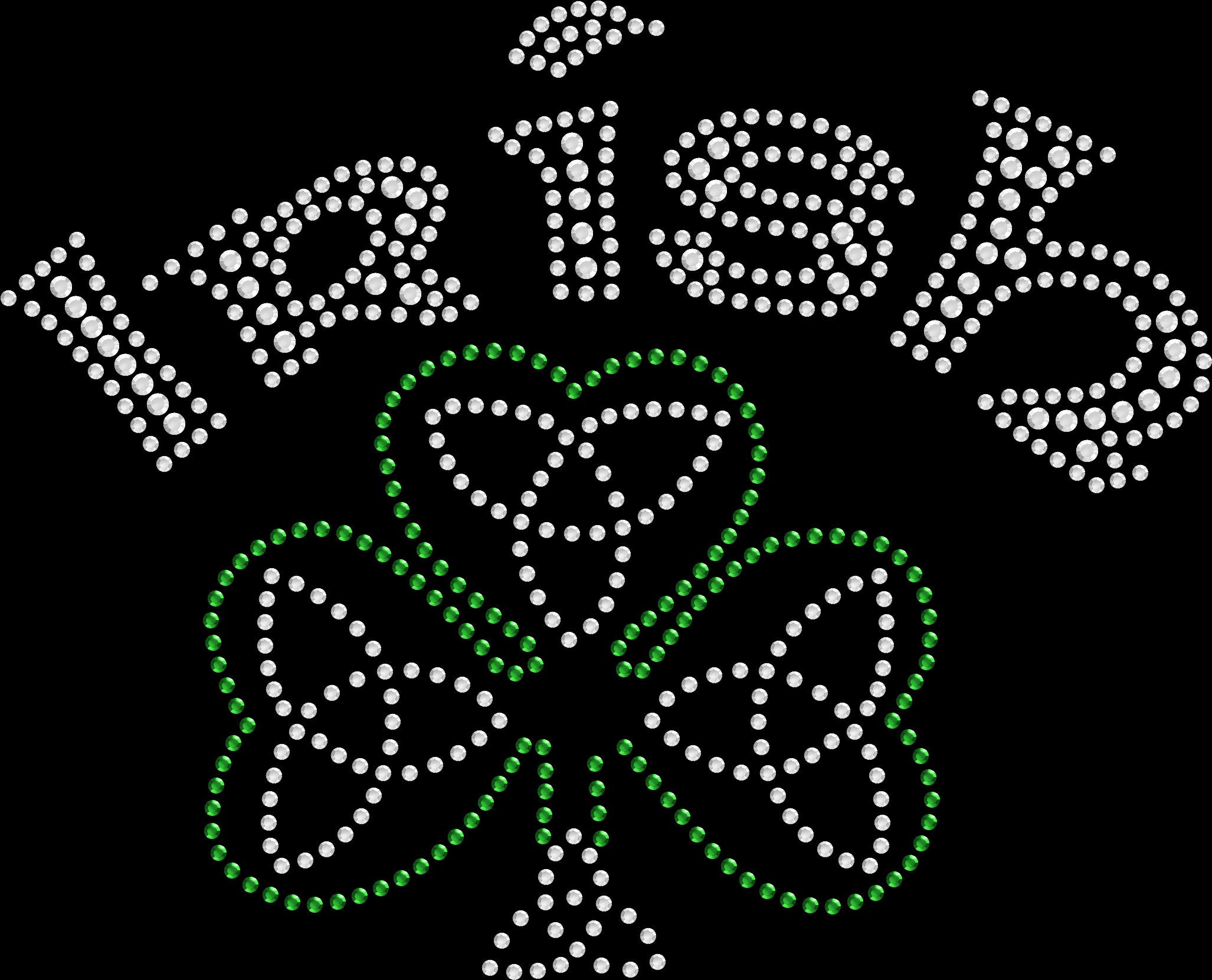Amazon.com: Rhinestone Bling Sparkle Iron On Transfer DIY Irish Celtic ...