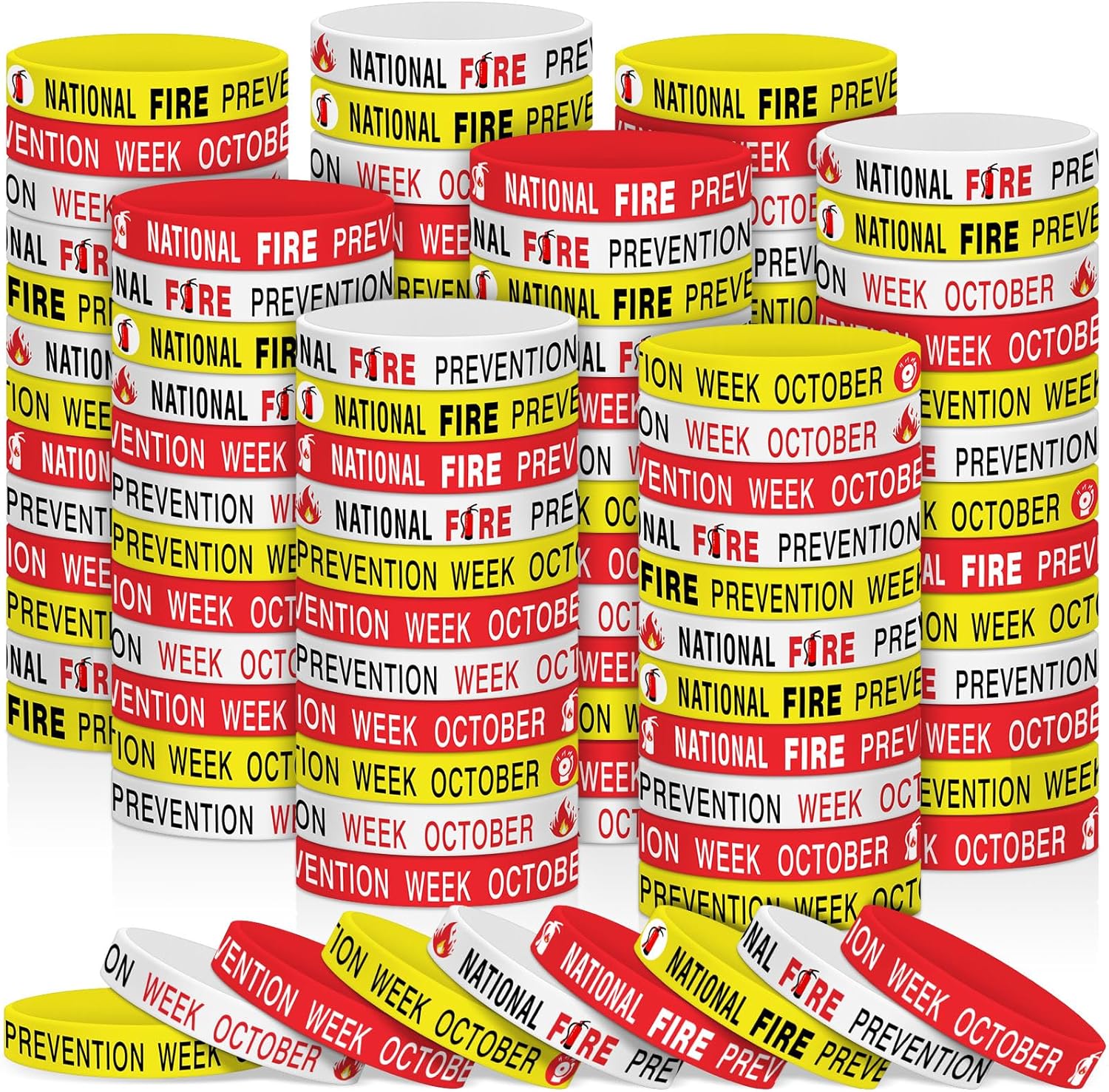 Amazon.com: Halloscume 120 Pcs Fire Prevention Items Bulk Fire Safety ...