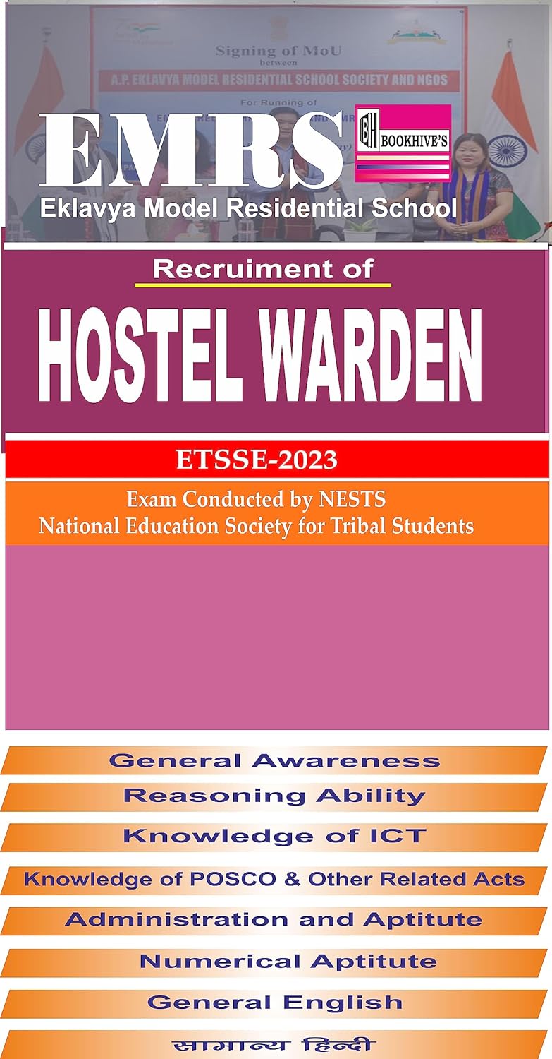 Buy EMRS Hostel Warden (Male & Female) Recruitment 2023 (Set of 8 Books ...
