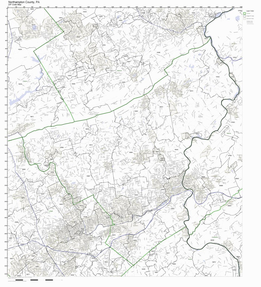 Northampton County Pennsylvania PA ZIP Code Map Not Laminated Amazon northampton-county-pennsylvania-pa-zip-code-map-not-laminated-amazon