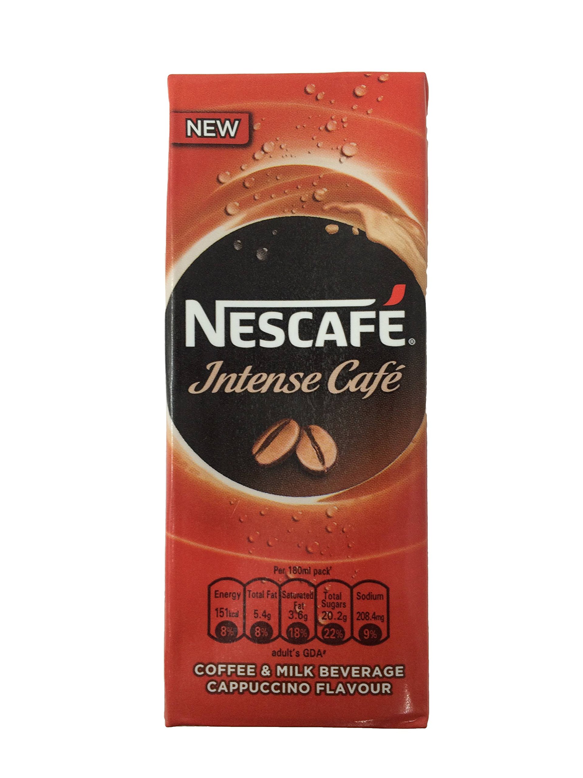 Nescafe Intense Cafe - Cappuccino, 180ml Carton : Amazon.in: Grocery ...