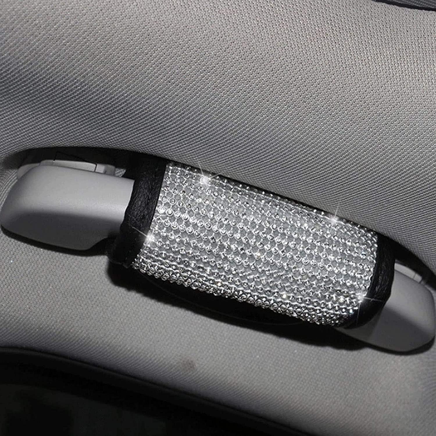 Amazon.com: U&M 4pcs/Set Bling Bling Auto Safety Door Handle Cover ...