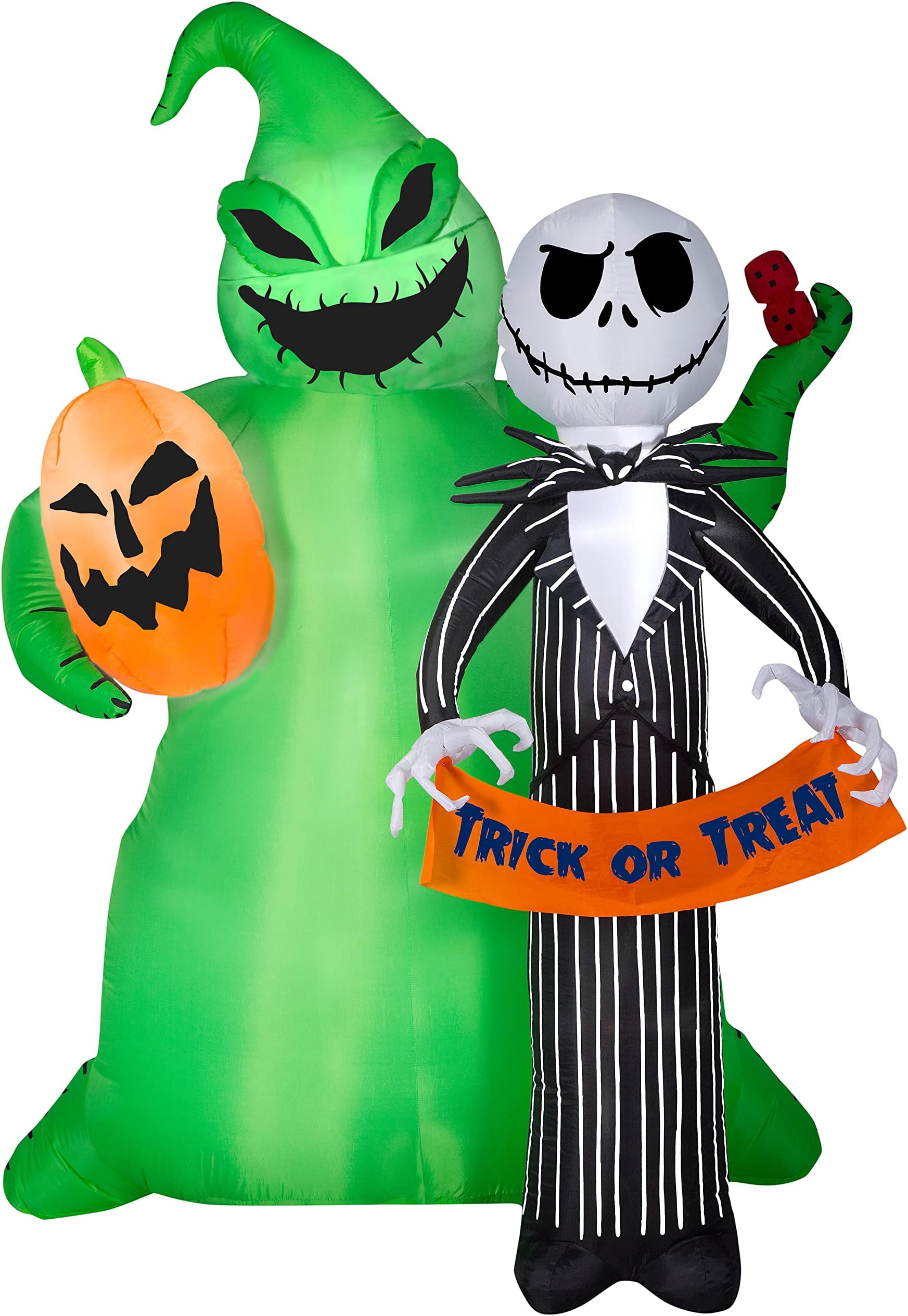 Amazon.com: Gemmy 3.5ft Airblown Inflatable Green Oogie Boogie Disney ...