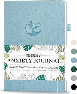 Amazon.com : SIMSIMY Mental Health & Anxiety Journal, 91 Days Mood ...