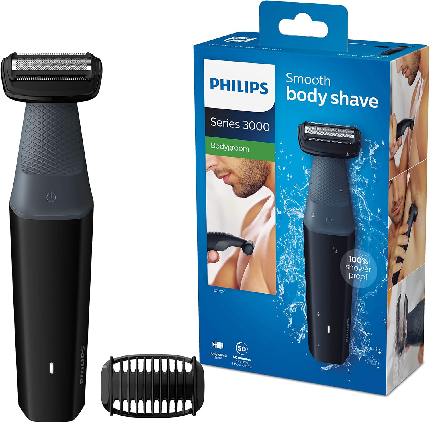 Amazon Philips BG3010 15 Showerproof Body Shaver Black Beauty