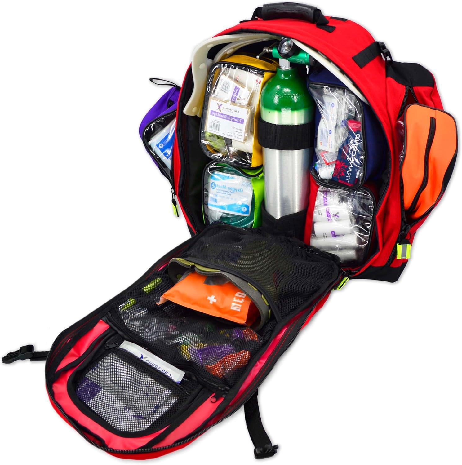 Amazon.com : Lightning X TacMed Modular ALS O2 Trauma Backpack w ...