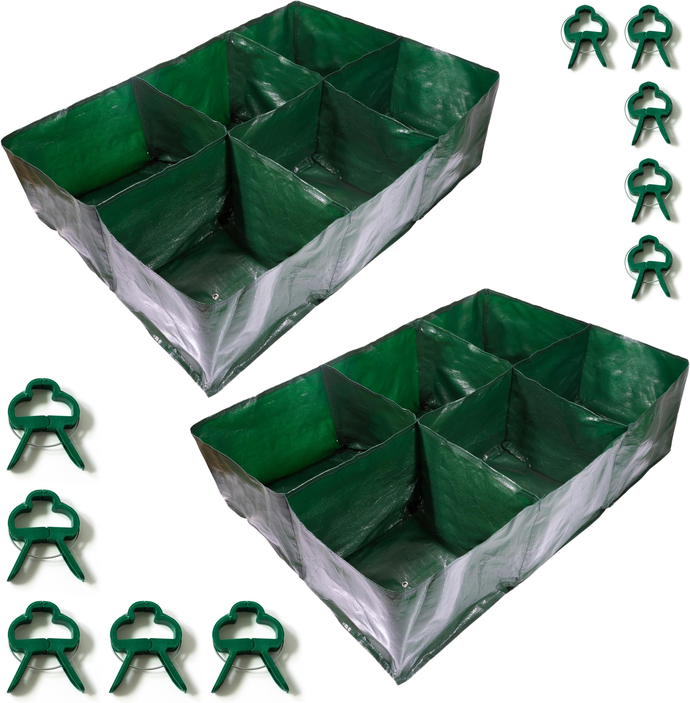 Amazon.com: Techsol Raised Garden Bed Planter Boxes Outdoor Grow Bags ...