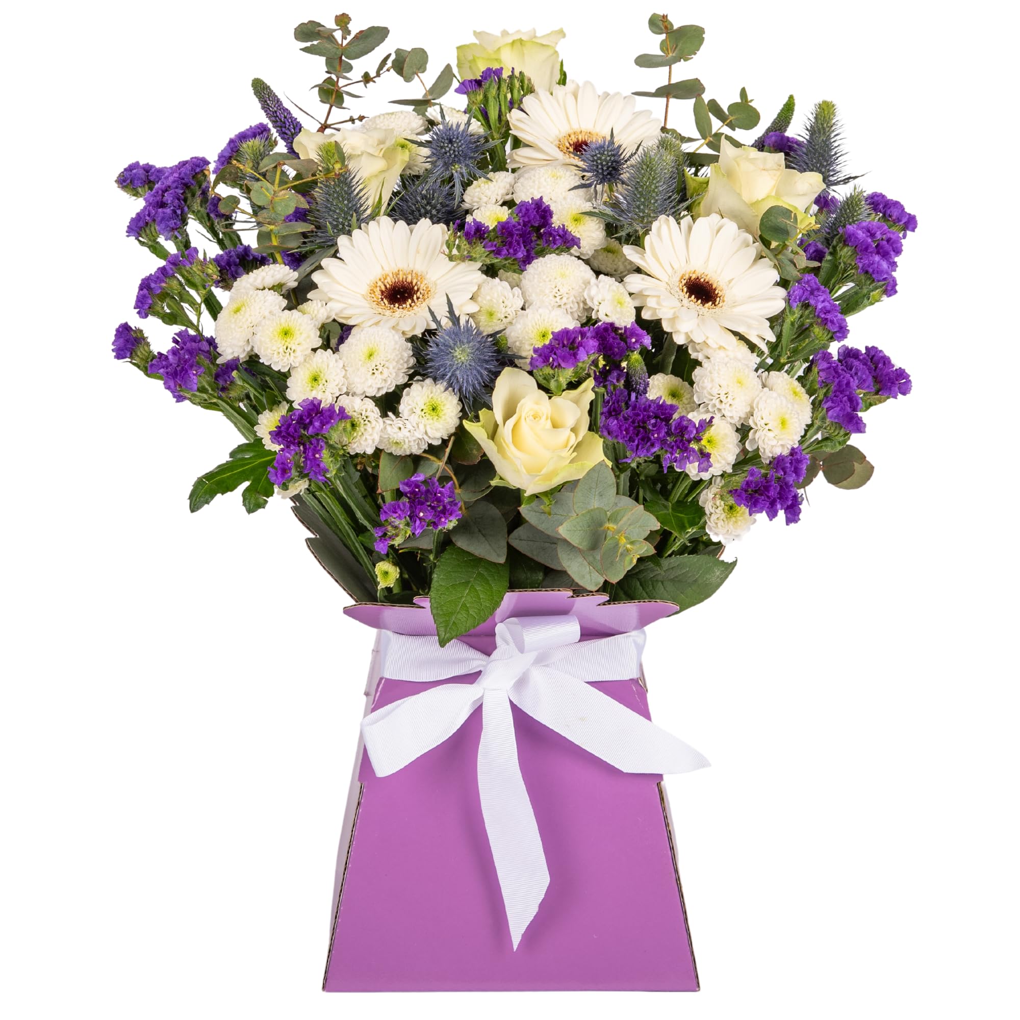 Generic Wild and Natural Fresh Flower Bouquet in Presentation Vase ...