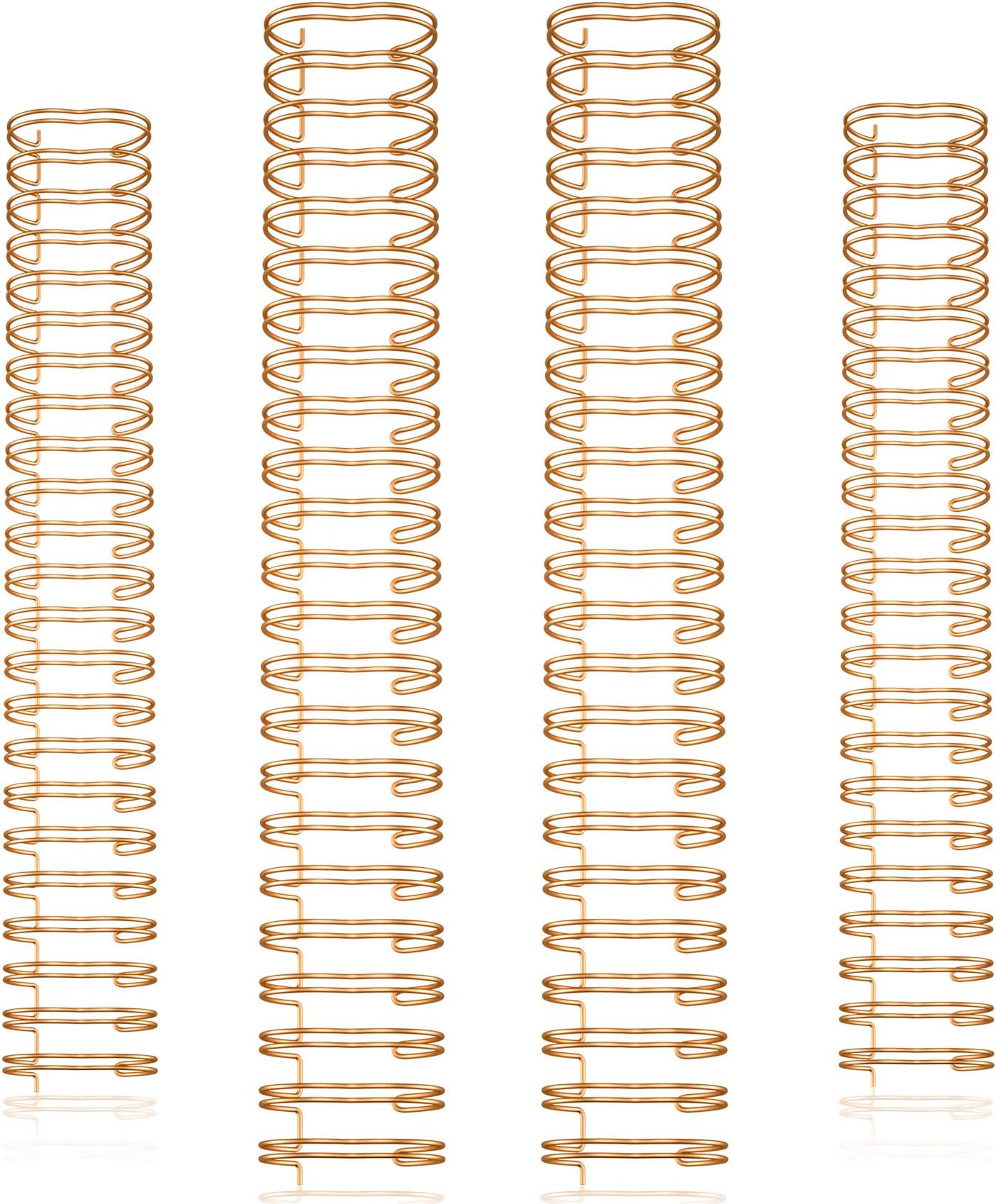 Amazon.com : 100 Pcs Twin Loop Wire Binding Spines 120 Sheet Capacity ...