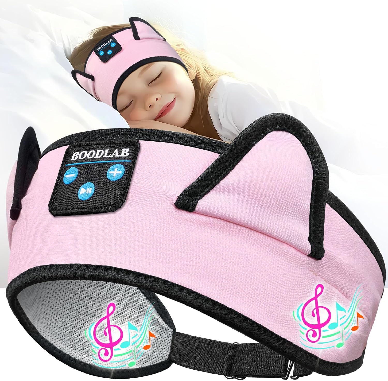 Amazon.com: Boodlab Kids Headphones, Headband for Children Baby ...