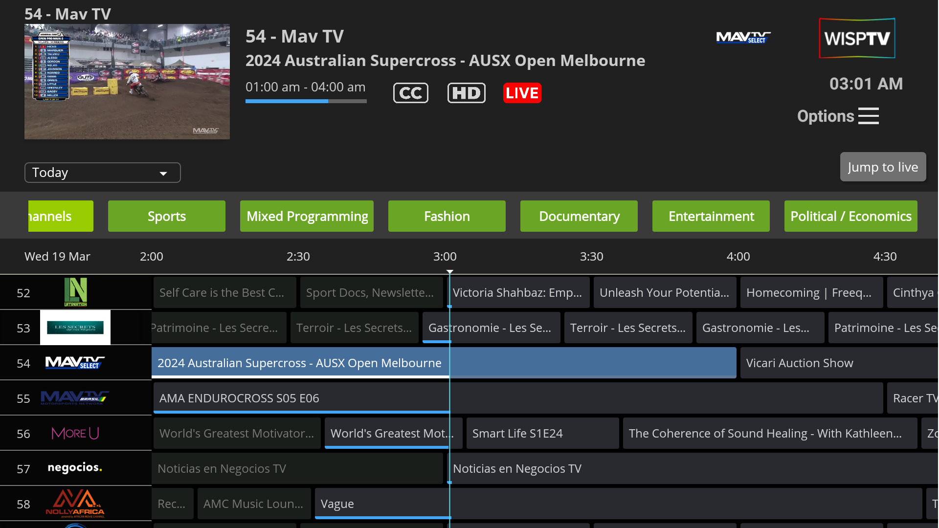 WISPTV - App on Amazon Appstore