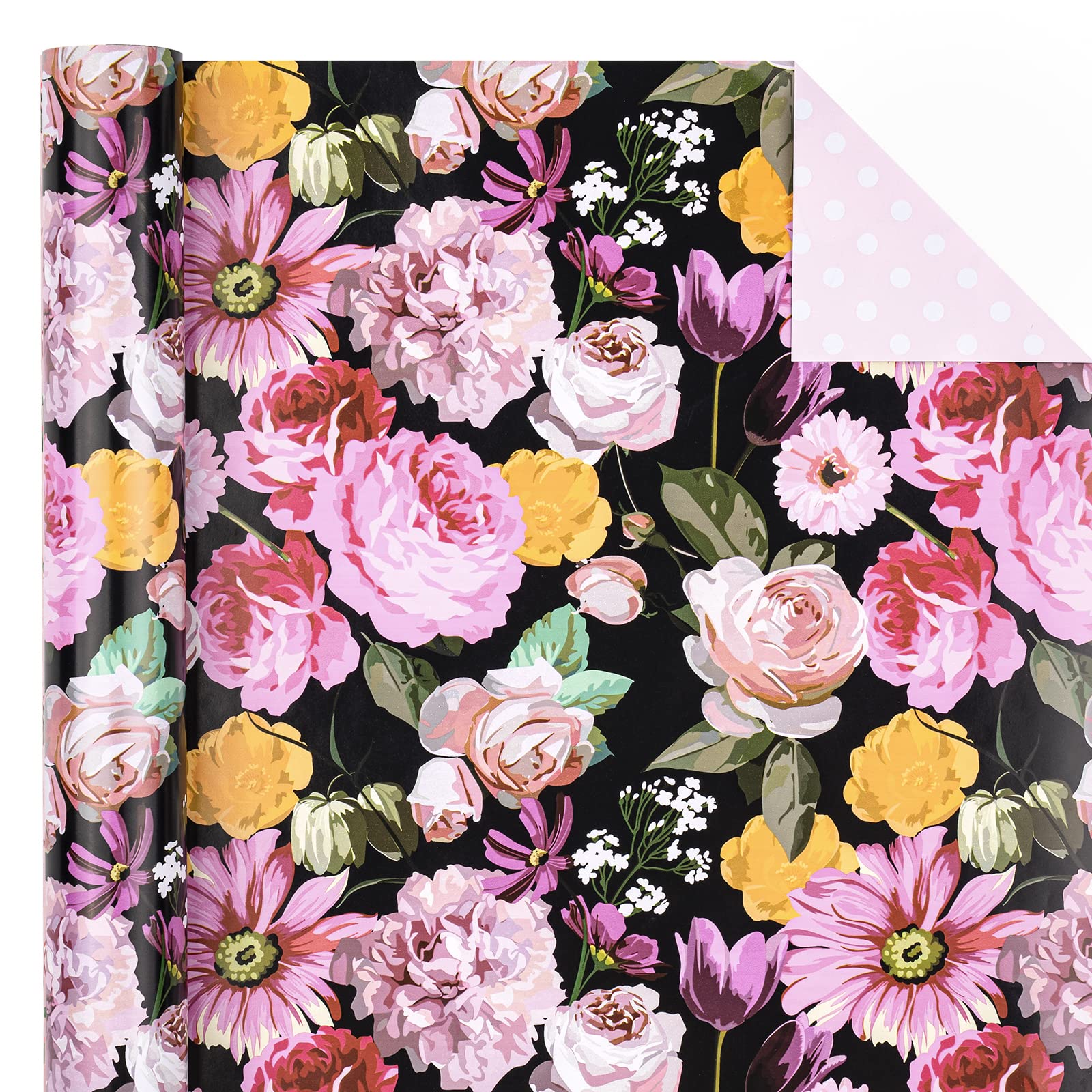 Snapklik.com : WRAPAHOLIC Reversible Wrapping Paper - Mini Roll - 17 ...