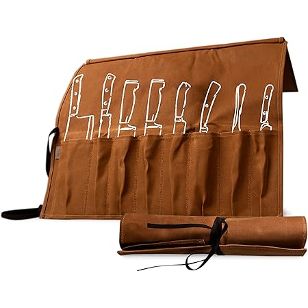 Amazon.com: Bamboo Kitchen Knife Holder Lock Box - Knife Drawer ...