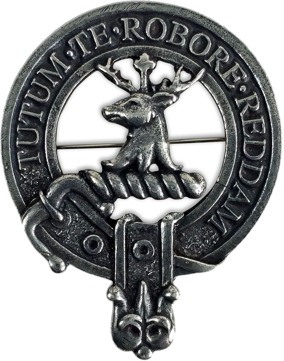 Amazon.com: Gaelic Themes Crawford Scottish Family Clan Crest Badge ...