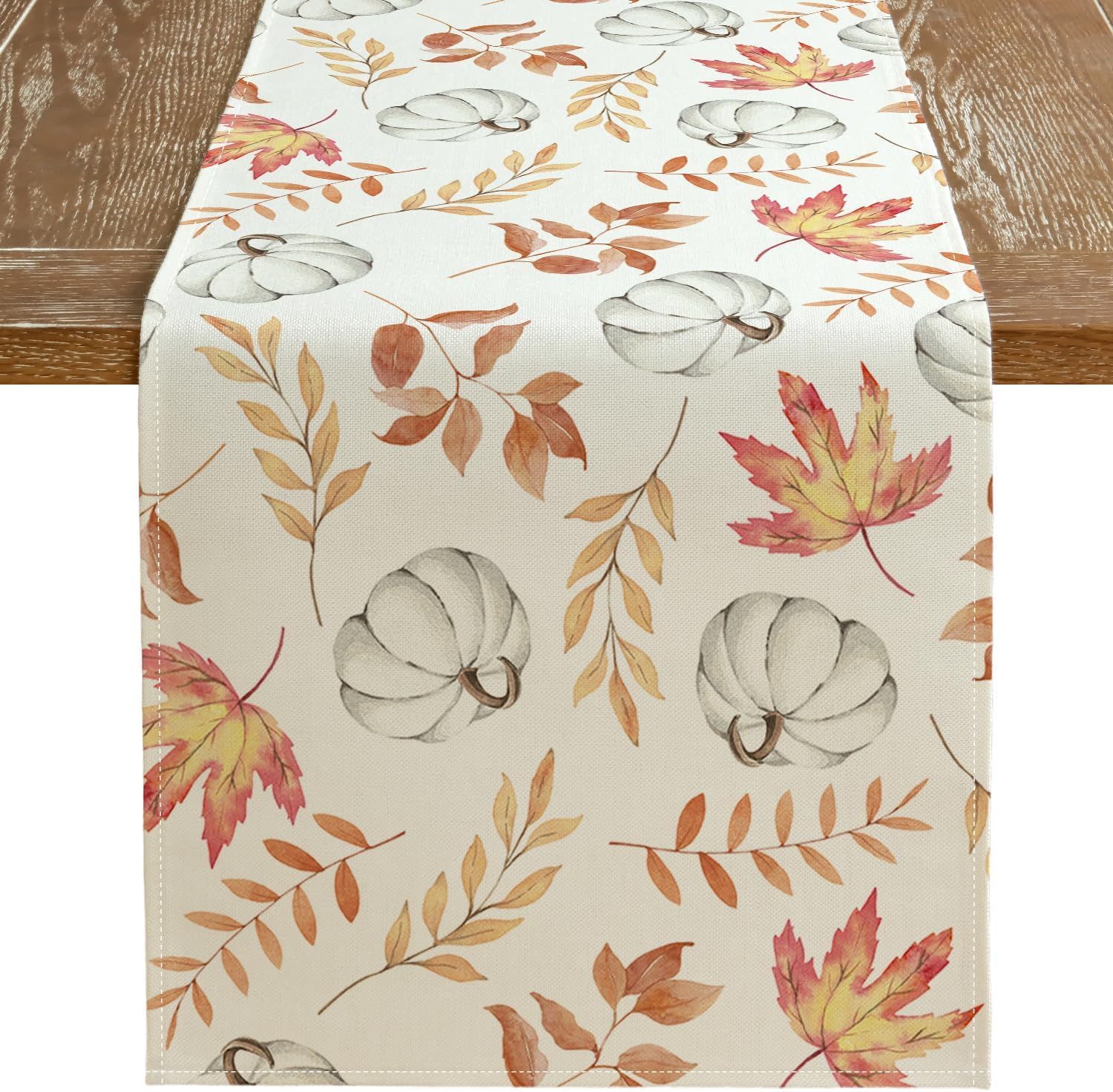 Amazon.com: ARKENY Fall Thanksgiving Table Runner 13x108 Inches ...