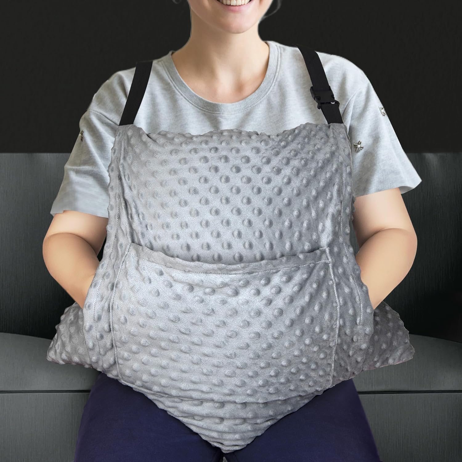 Amazon.com: BESLKB Hysterectomy Pillow with Pockets for Abdominal ...