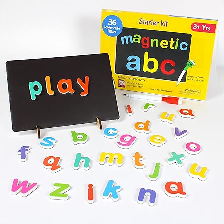 Buy Wembley Alphabets and Numbers Magnet Set with Wipe Magnetic Board ...