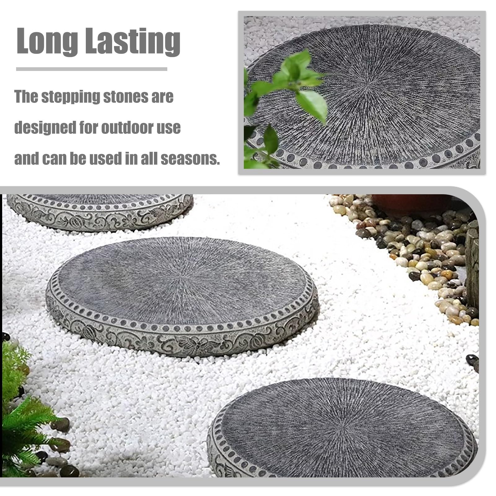 20 Inch Stepping Stones Stepping Stones Ideas Various Sizes
