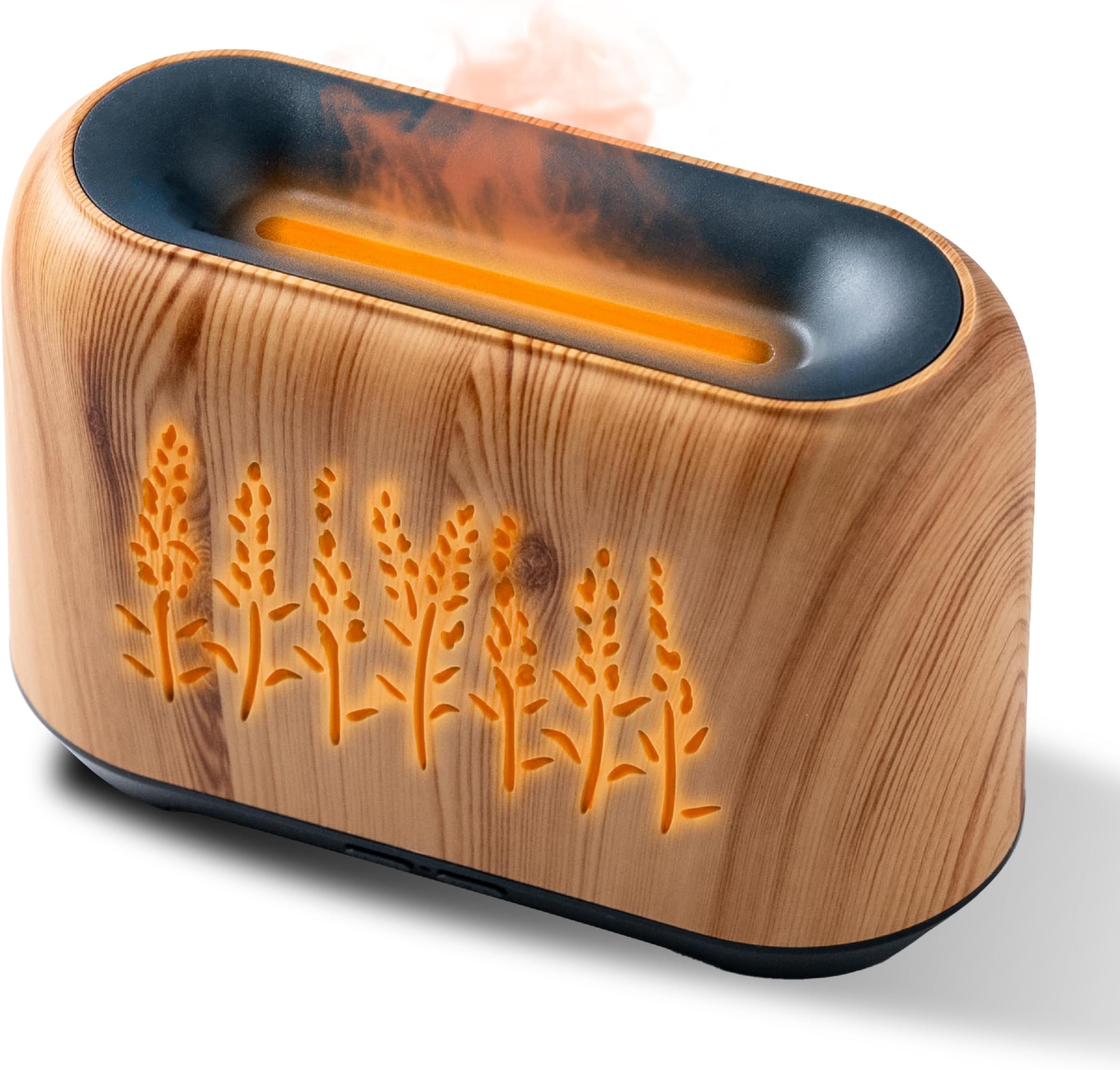 Amazon.com: JEFE HEX Flame Diffuser Humidifier 7 Flame Color, 150ML ...