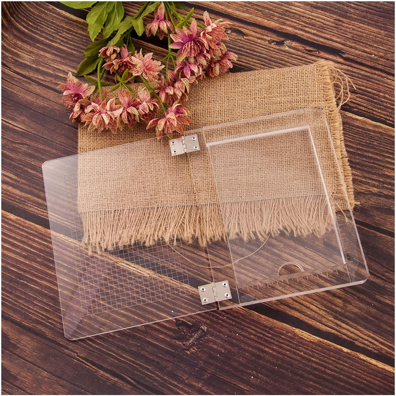 Amazon.com: Arbuya Acrylic Stamp Platform, Transparent Easy Stamp ...