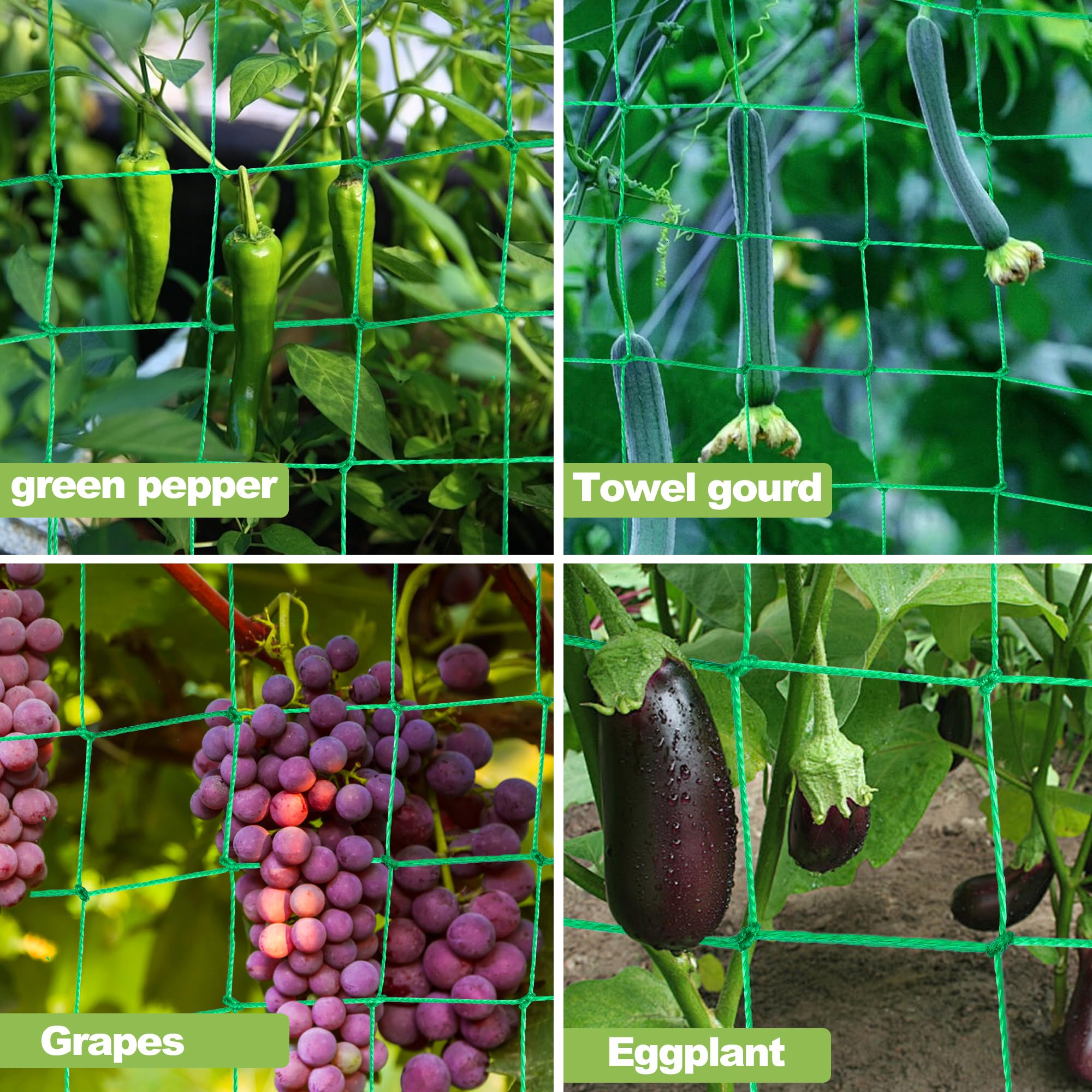 Snapklik.com : Trellis Netting 164x66 Ft Heavy Duty Garden Trellis ...