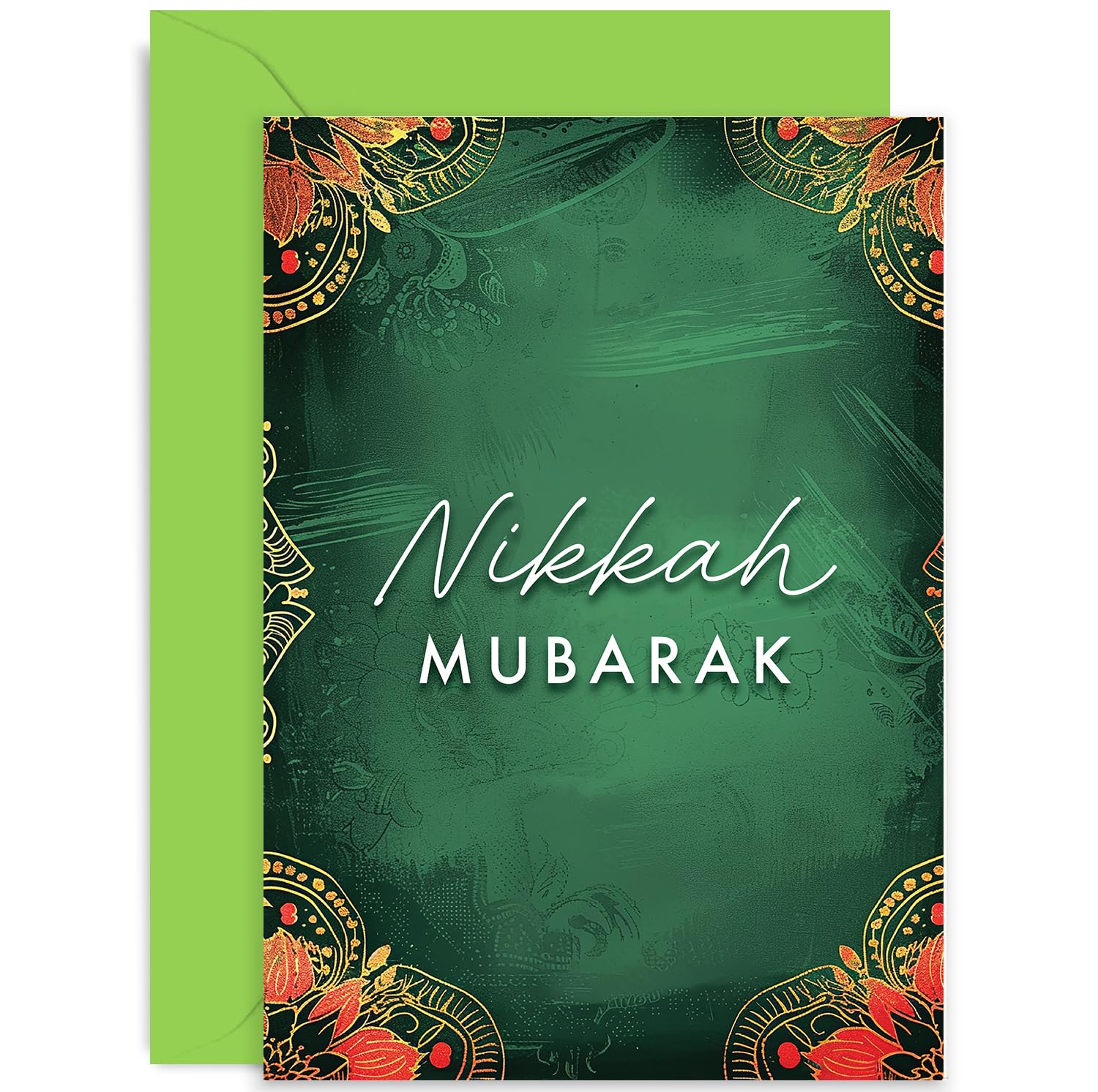 Muslim Wedding Wishes Greetings Nikkah Mubarak Card Muslim Wedding