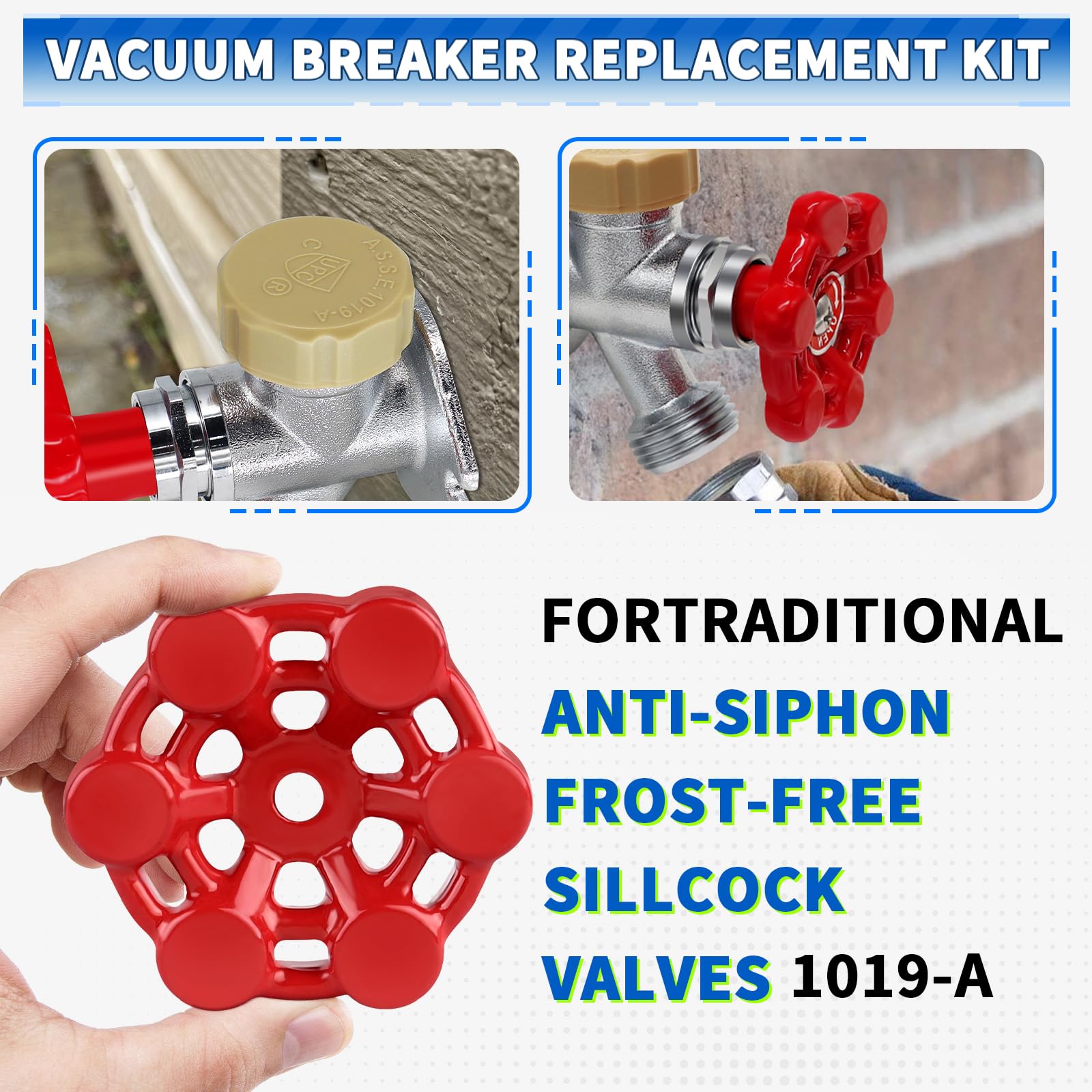 Snapklik.com : Outdoor Faucet Repair Kit, ASSE 1019-A Vacuum Breaker ...