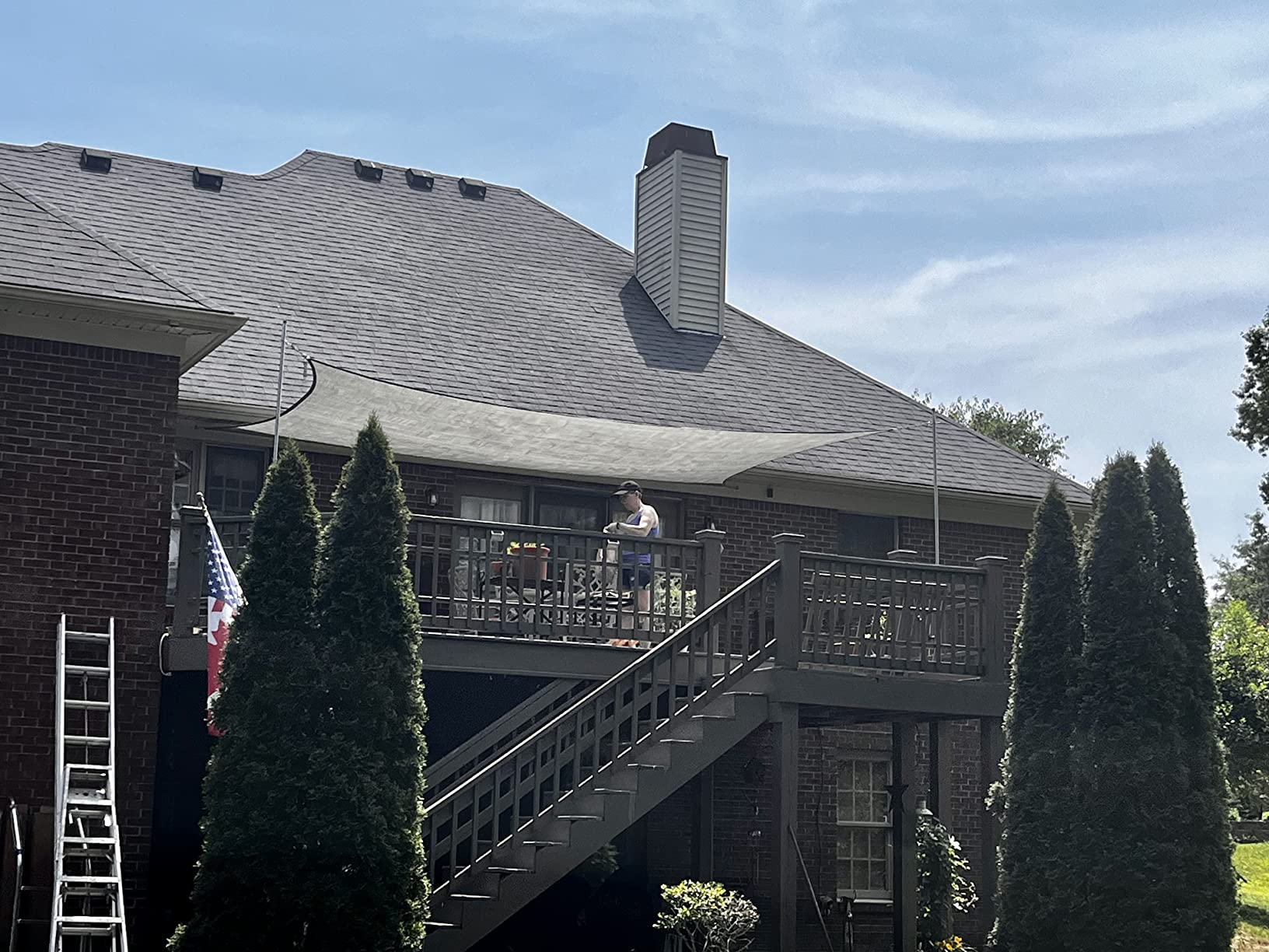 $8/mo - Finance Colourtree 8' x 14' Blue Sun Shade Sail Rectangle ...