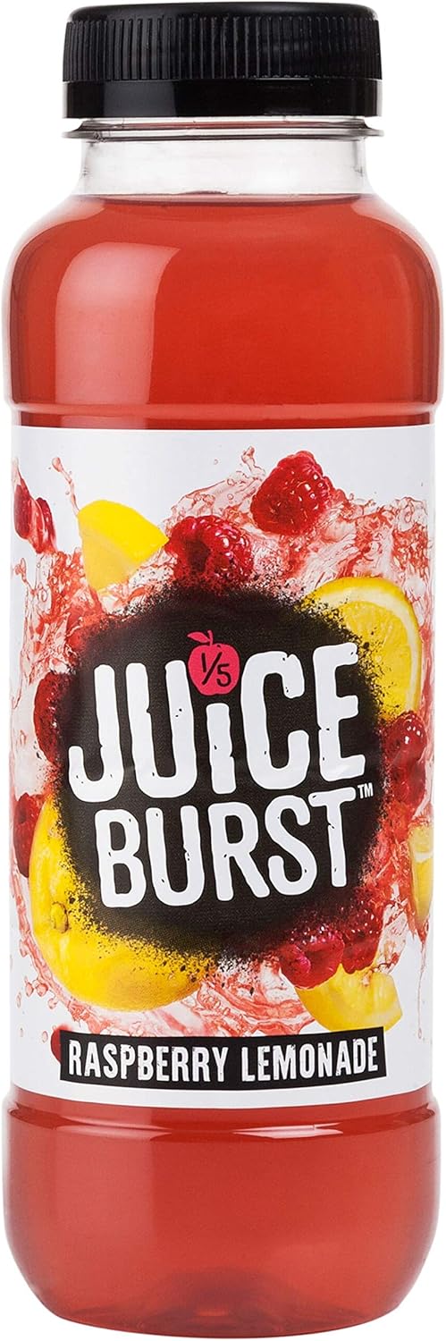 Juice Burst Raspberry Lemonade Juice Drinks - 12x500ml : Amazon.co.uk ...