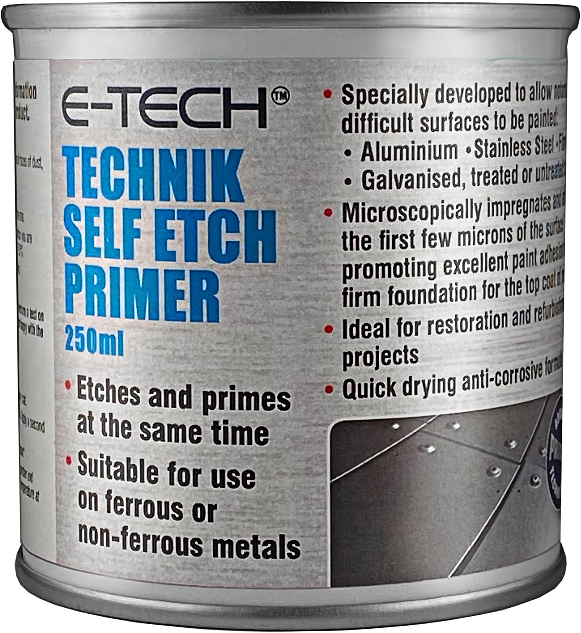 1 x 150ml Acid Etch Primer - Grey For Galvanised & Zinc Coated Steel ...
