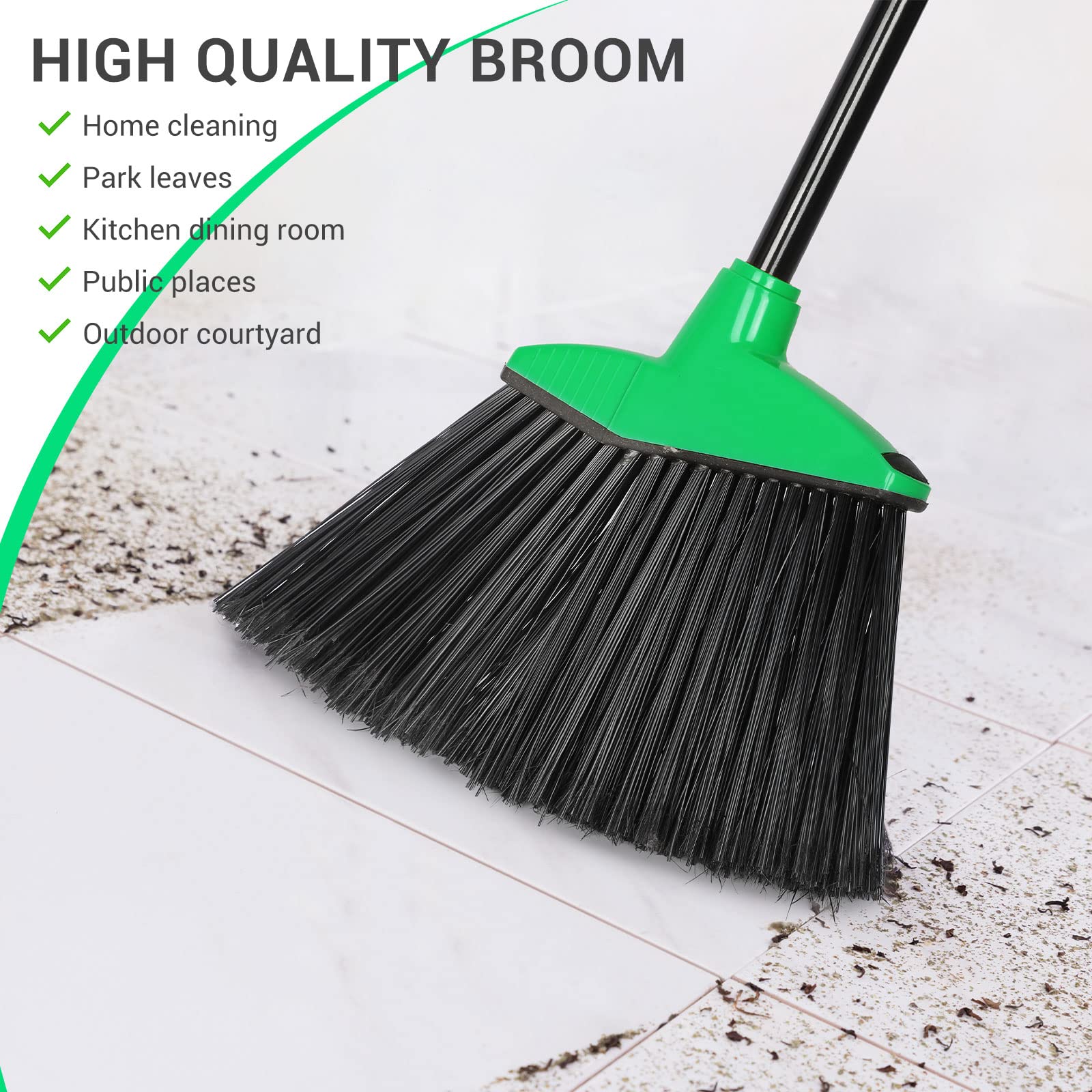 12 Pack Angle Broom Bulk Commercial Broom Household Heavy Duty Broom ...