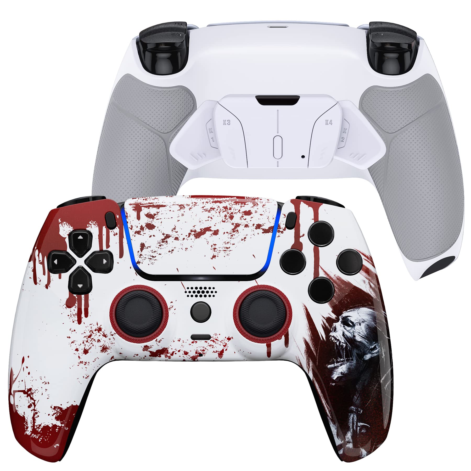 Amazon.com: eXtremeRate Luna Redesigned Blood Zombie Front Shell ...