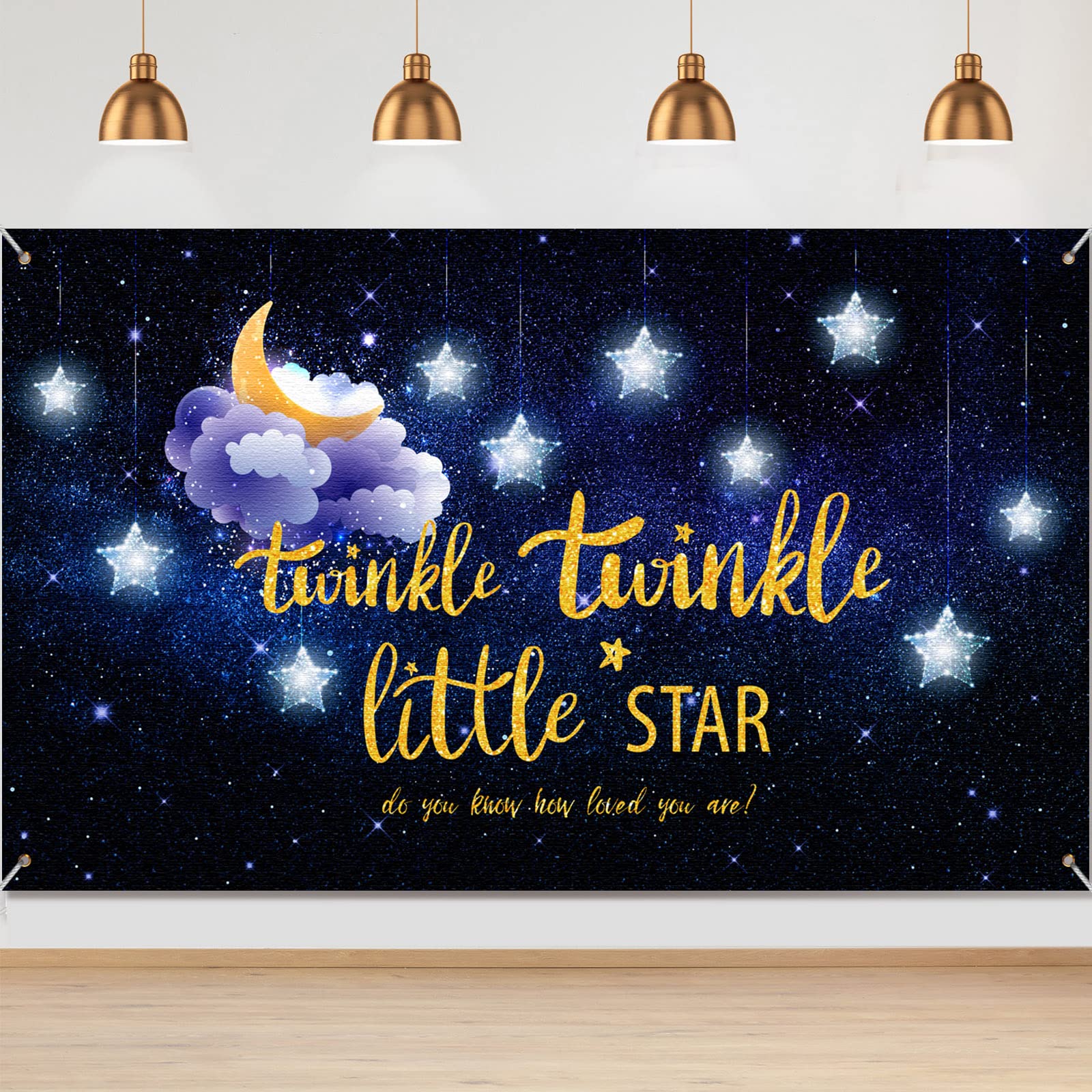 Buy Twinkle Twinkle Little Star Backdrop Little Star Baby Shower ...