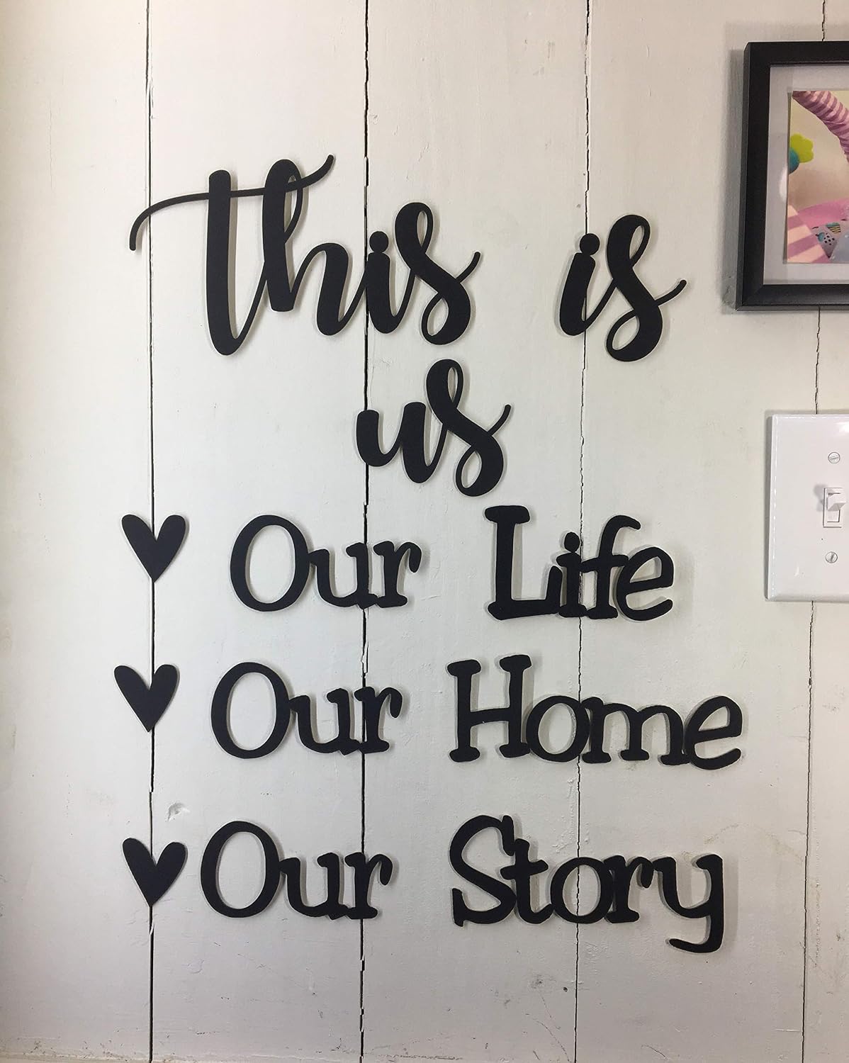 Amazon.com: This is us Our Life Our Story - Approx 21 x 18 inches ...