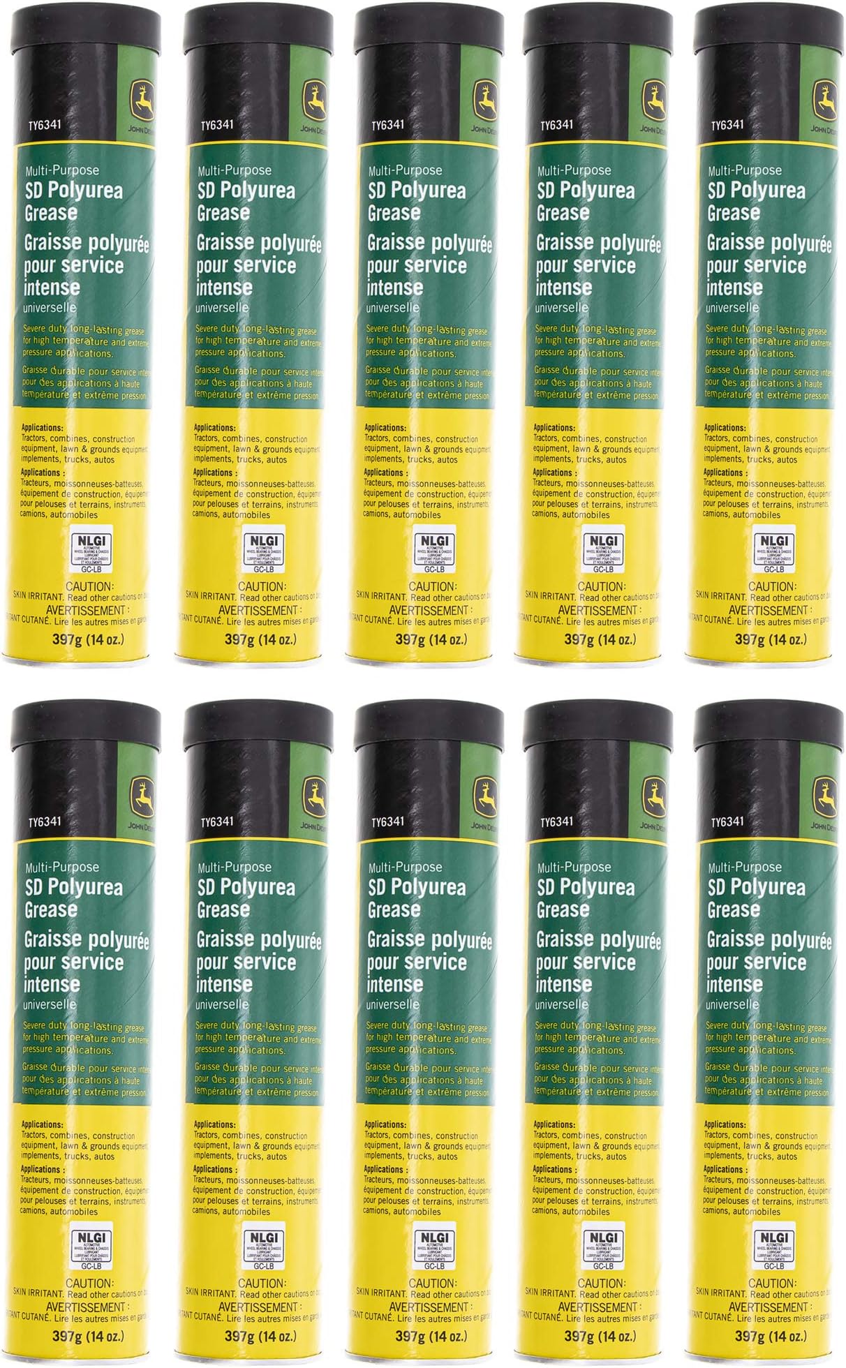 Amazon.com: John Deere Multi-Purpose HD Lithim Complex Grease 1 Tube ...