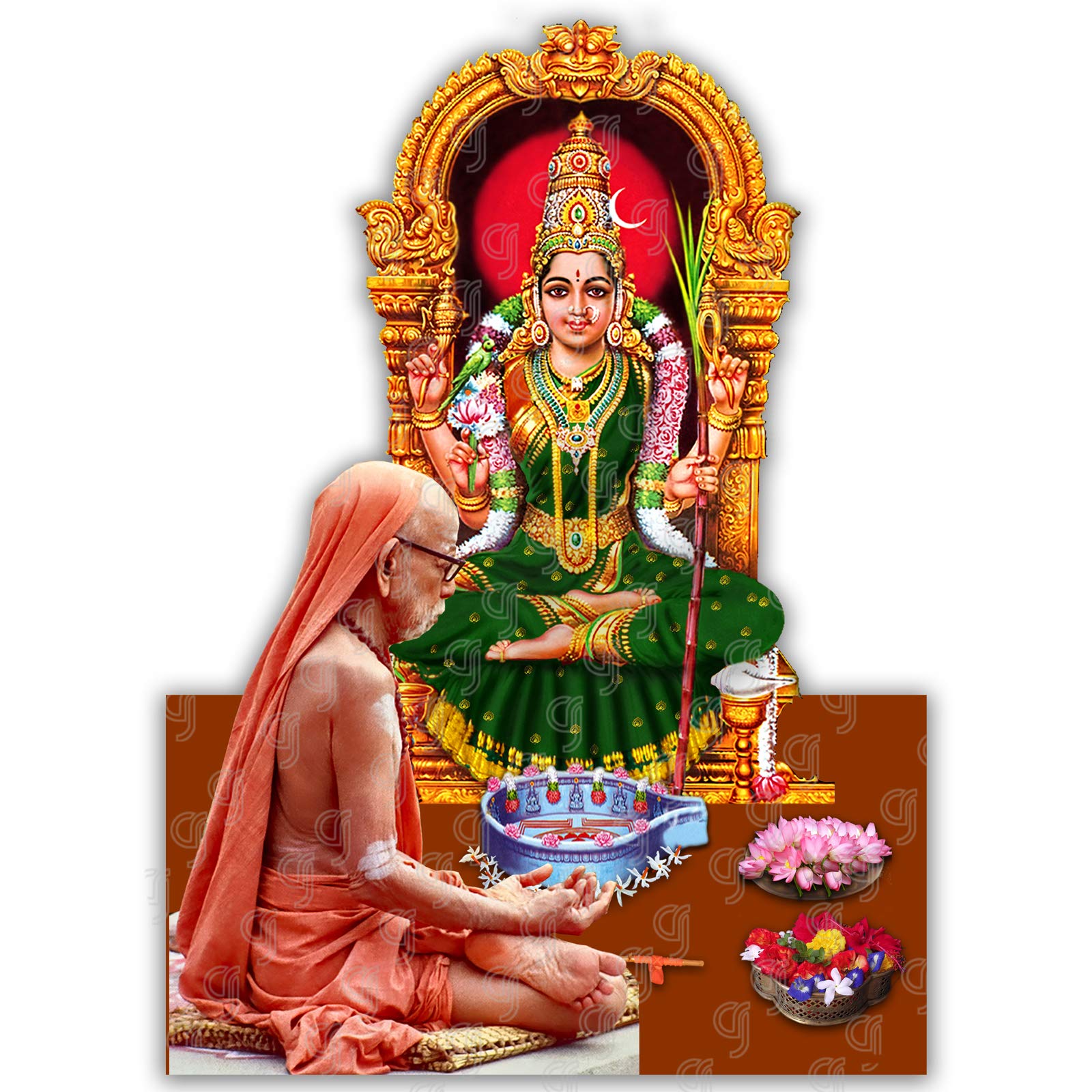 Buy Giriram Photos - Sri Kanchi Kamakshi Amman & Maha Periyava Sri ...