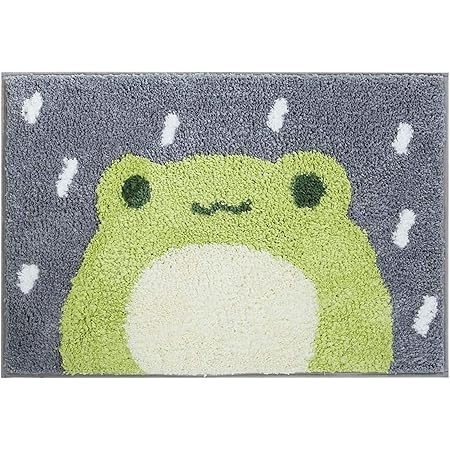 Amazon.com: Panstar Cute Frog Bath Mat Non Slip Bath Rug for Bathroom ...