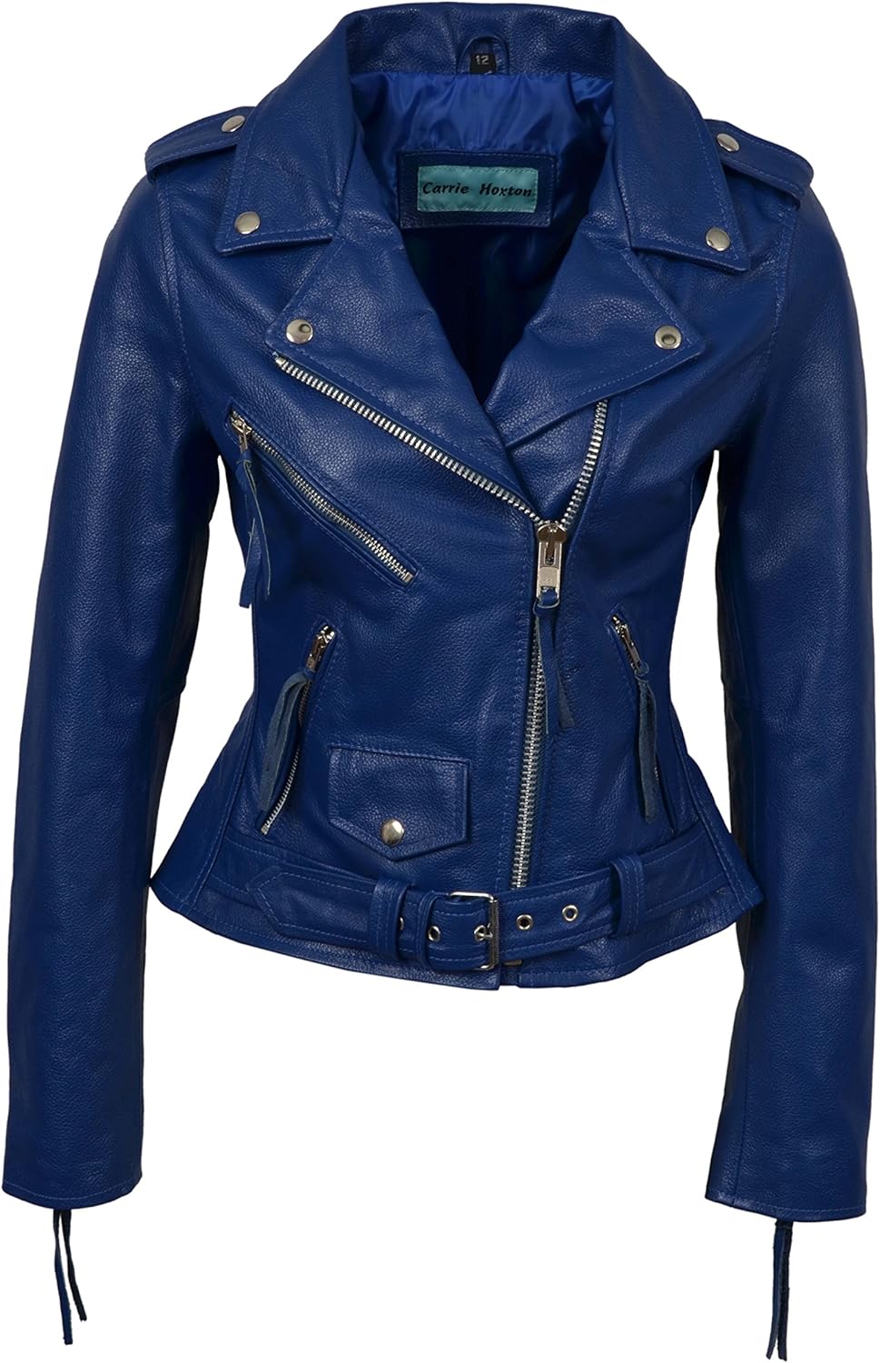 Smart Range 'CLASSIC BRANDO' Ladies BLUE Biker Style Motorcycle Cruiser ...
