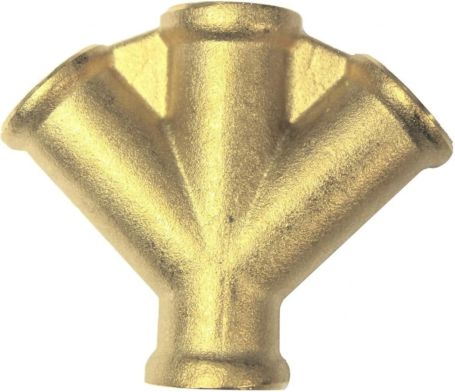 Brass 3 Way Connector- 1/4'' BSP Top Outlets + 1 x 1/4'' BSP Bottom ...