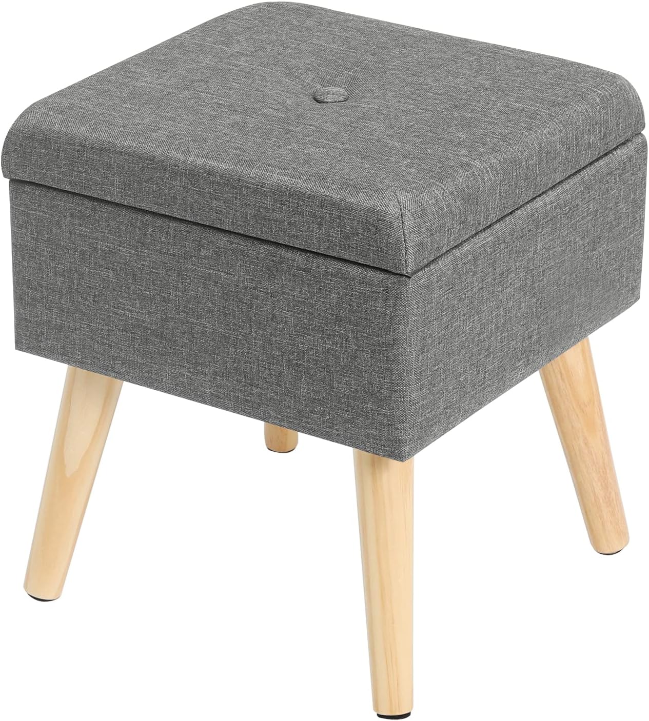 WOLTU Tabouret Pouf Coffre de Rangement, Ottomans pour Salon, avec ...