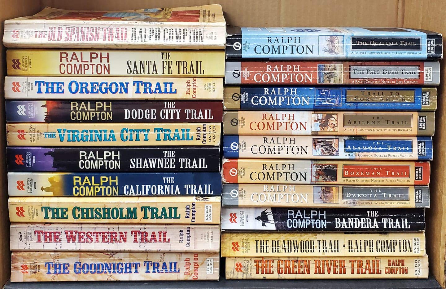 Ralph Compton Trail Drive Series Set of Books 1-20: Ralph Compton, Jory ...
