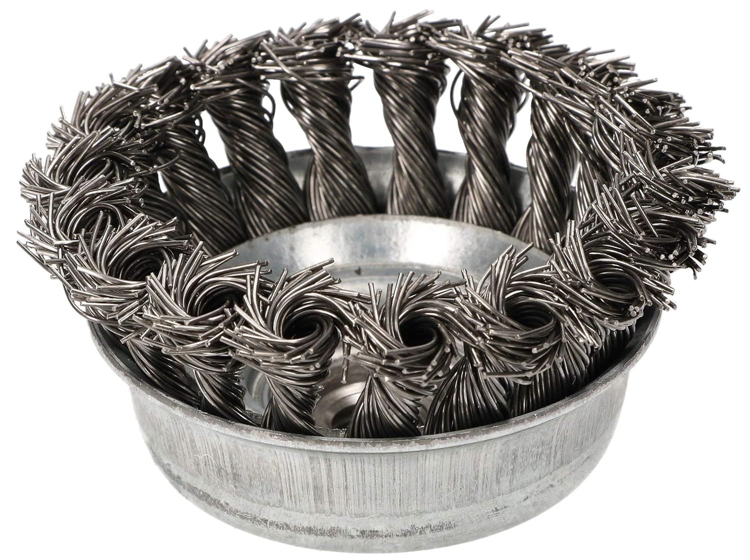 KOTARBAU® Pot Wire Brush 80mm with M14 Thread Twisted Wire for Angle ...