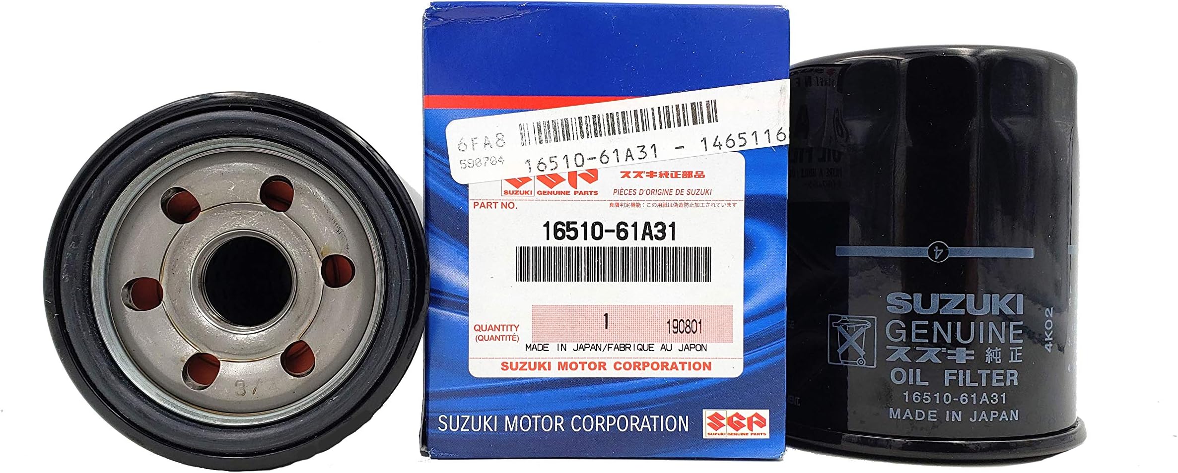 Amazon.com: Suzuki OEM Oil Filter Replacement 16510-82703 For DF140 ...
