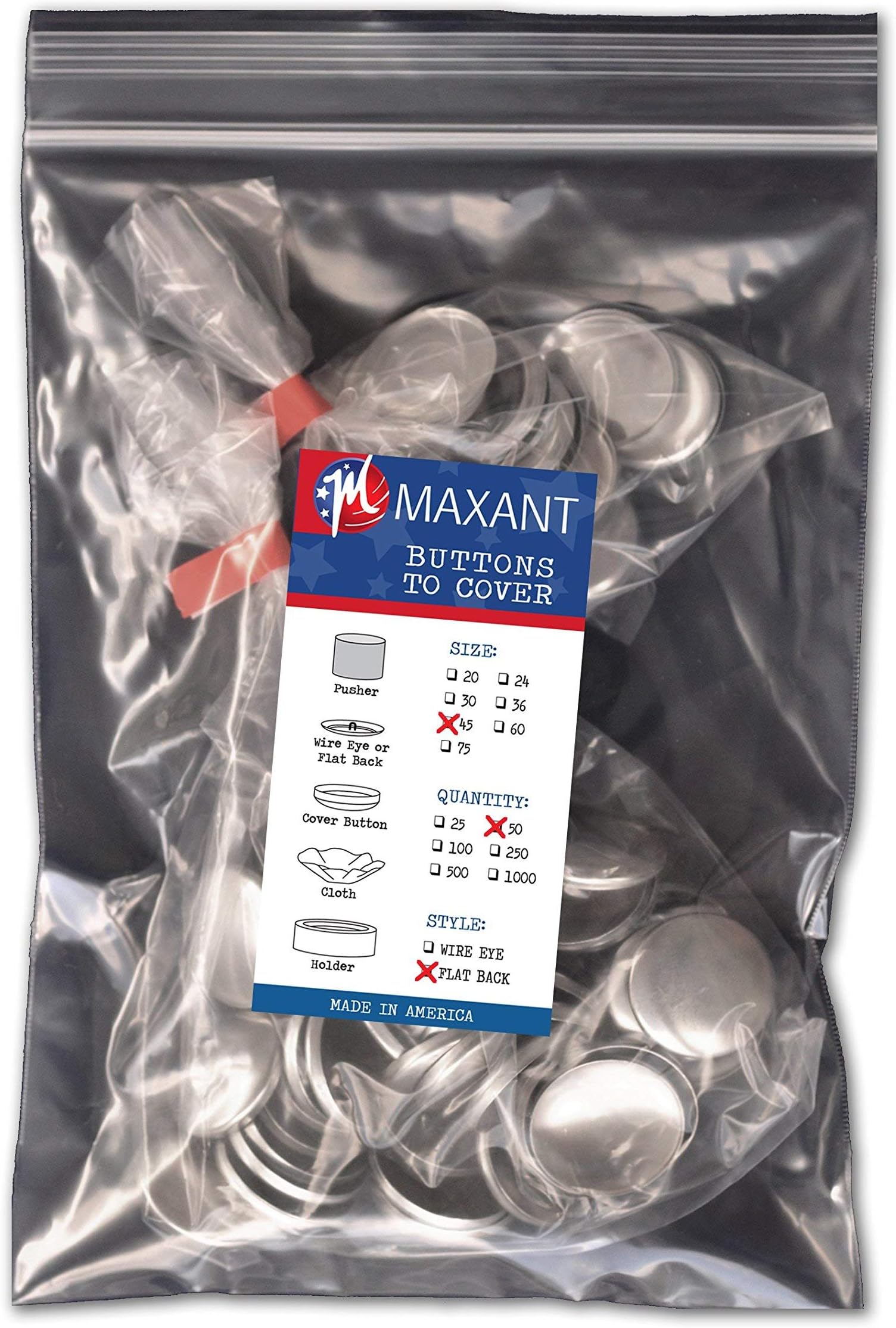 Amazon.com: Cover Buttons Kit, Covered Button Kits DIY Button Craft ...