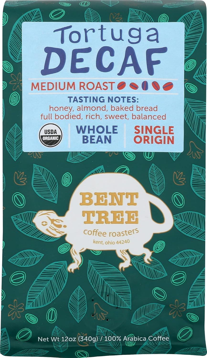 Amazon.com : Bent Tree Coffee Roasters Organic Black Squirrel Decaf ...
