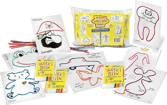 Amazon.com: Wikki Stix Mini Play Paks, contains 100 individual paks ...