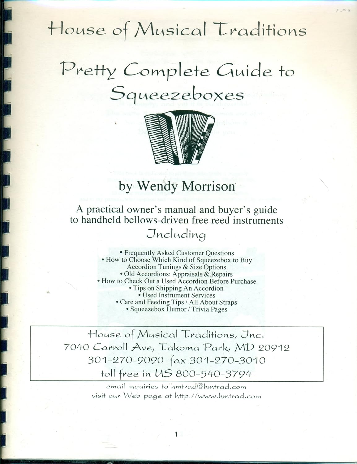 Pretty complete guide to squeezeboxes: A practical owner's manual and ...