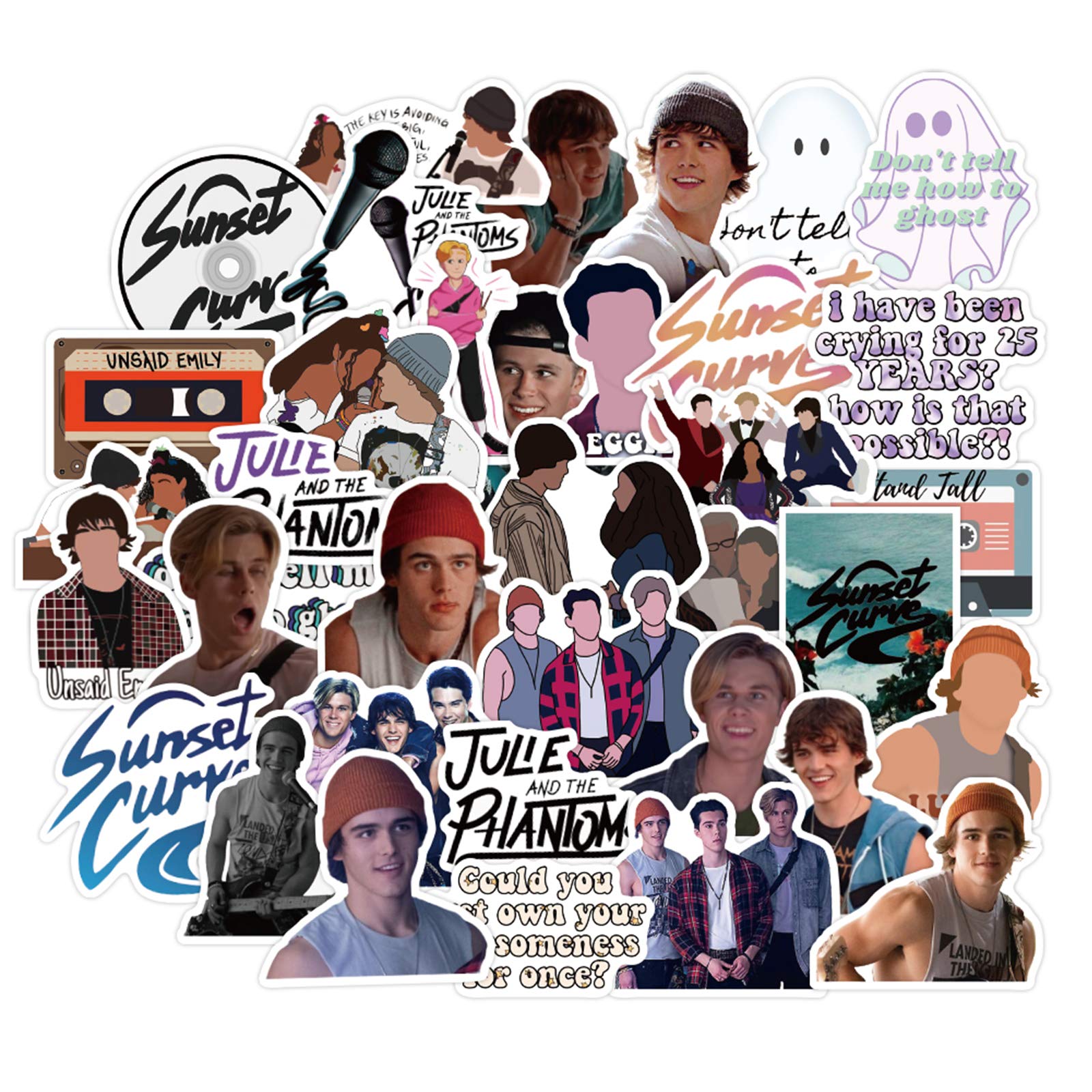 Gadeja 50pcs Julie And The Phantoms Stickers American Tv Series ...