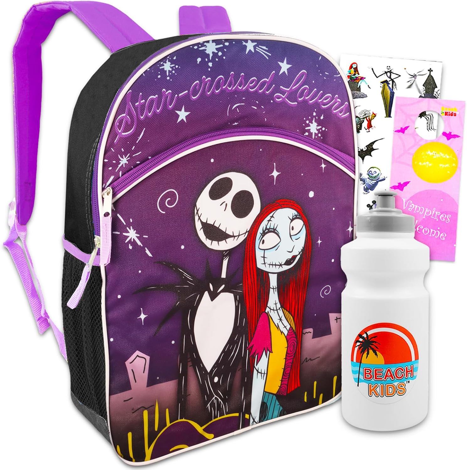 Amazon.com | Nightmare Before Christmas Backpack Set - Bundle with 16 ...